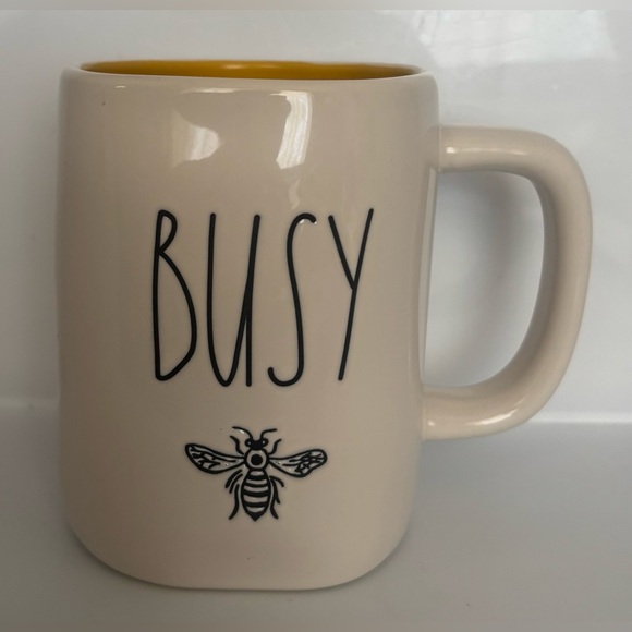 Rae Dunn | Dining | Rae Dunn Artisan Collection White Busy Bee Coffee ...